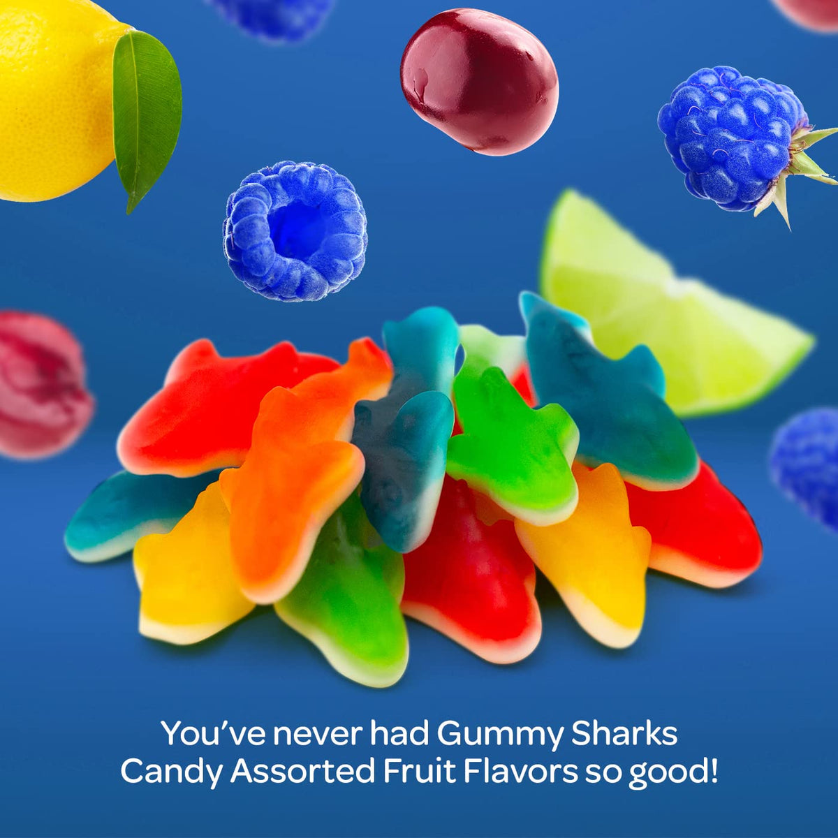 Assorted Baby Sharks Gummy Marshmallow Candy (2-Pound Pack) – Crazy ...