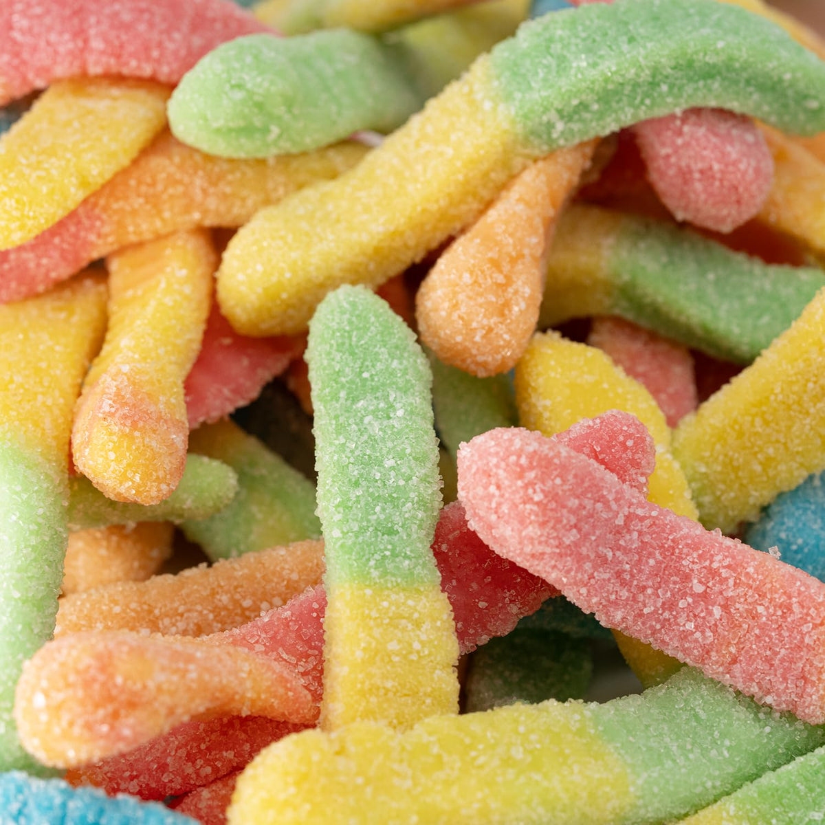 Neon Sour Gummy Worms (2-Pound Pack) – Crazy Outlet Candy Store