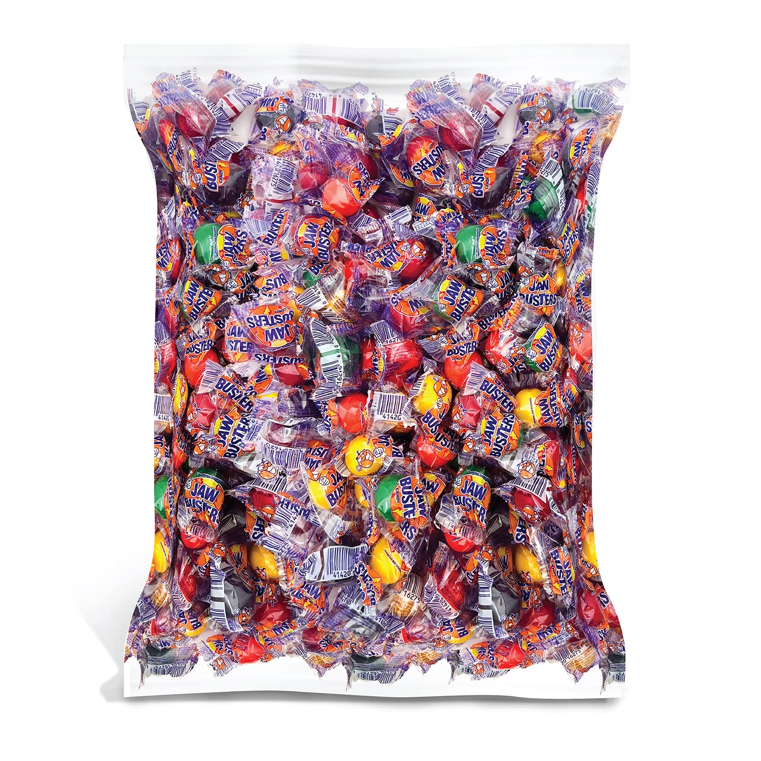 Jaw Busters Assorted Fruit Hard Candy, Bulk Pack 2 Pounds – Crazy ...