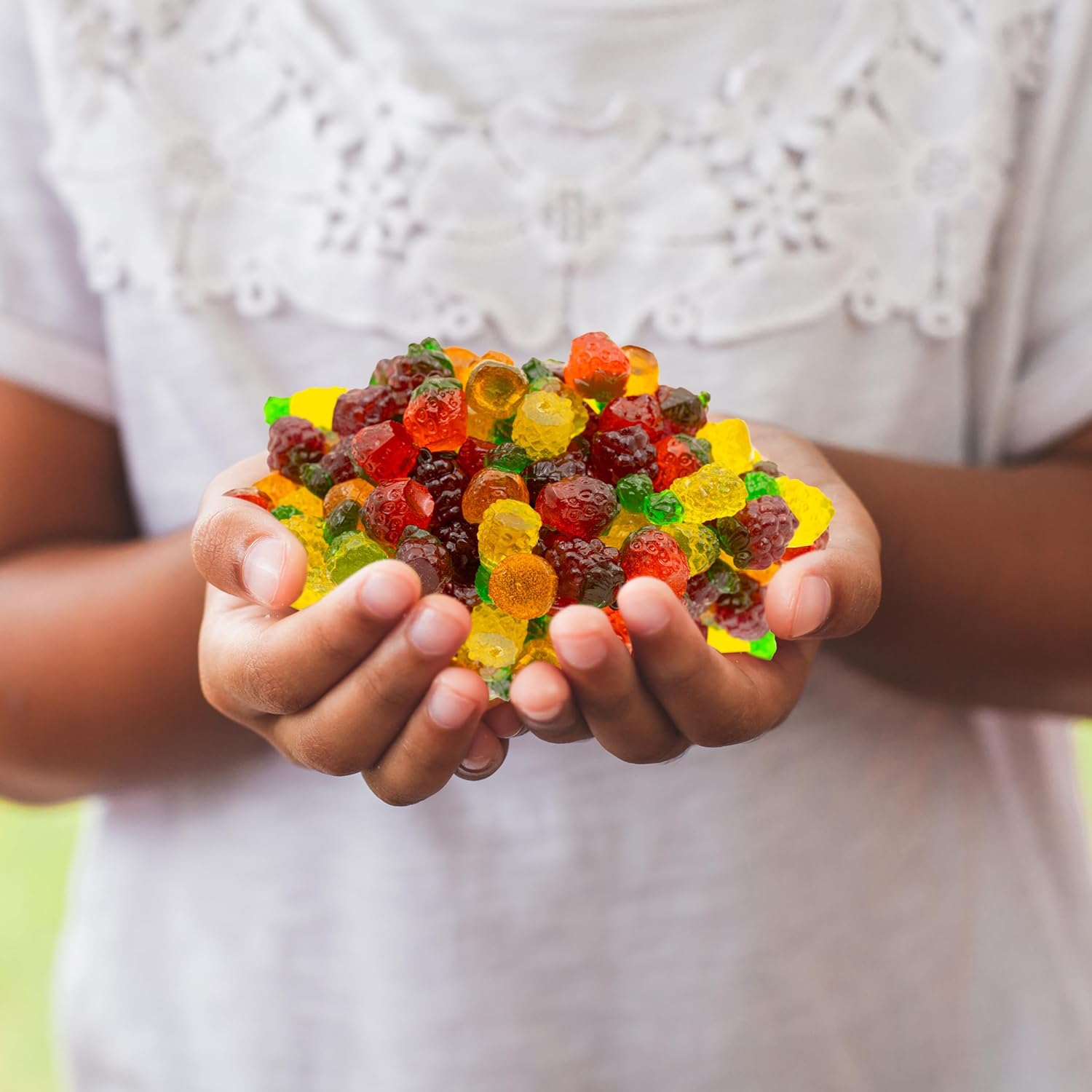 Funtasty Fruit-Shaped 3D Gummy Candy, Assorted Flavors, 11-Ounce Pack ...