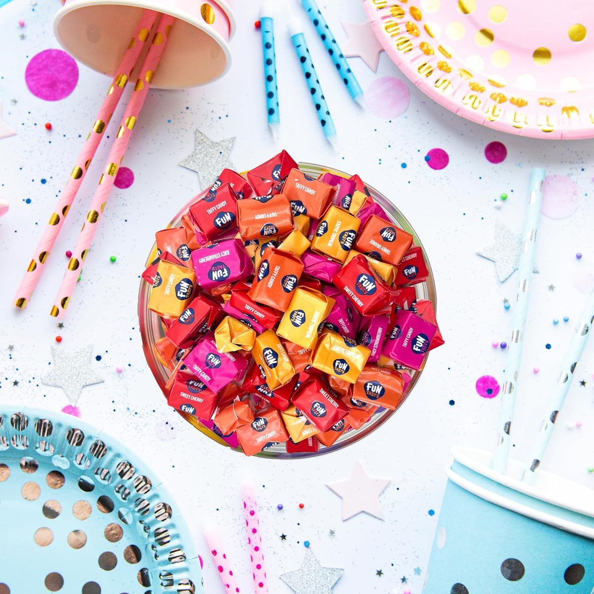 Assorted Fruit Taffy Candy (2-Pound Pack) – Crazy Outlet Candy Store