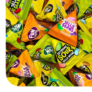 Jelly Beans Variety Pack - 60 Mini Pouches (12 Oz) - Sour, Classic, Ex ...