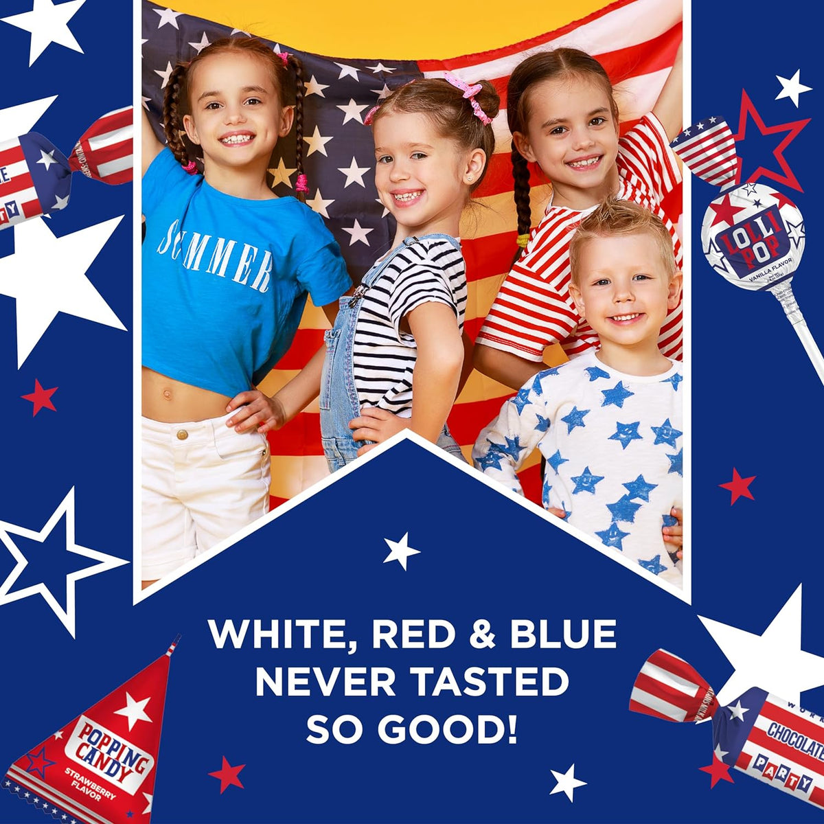 Patriotic Candy, July 4th Independence Day Assortment | 3-Pound Pack ...