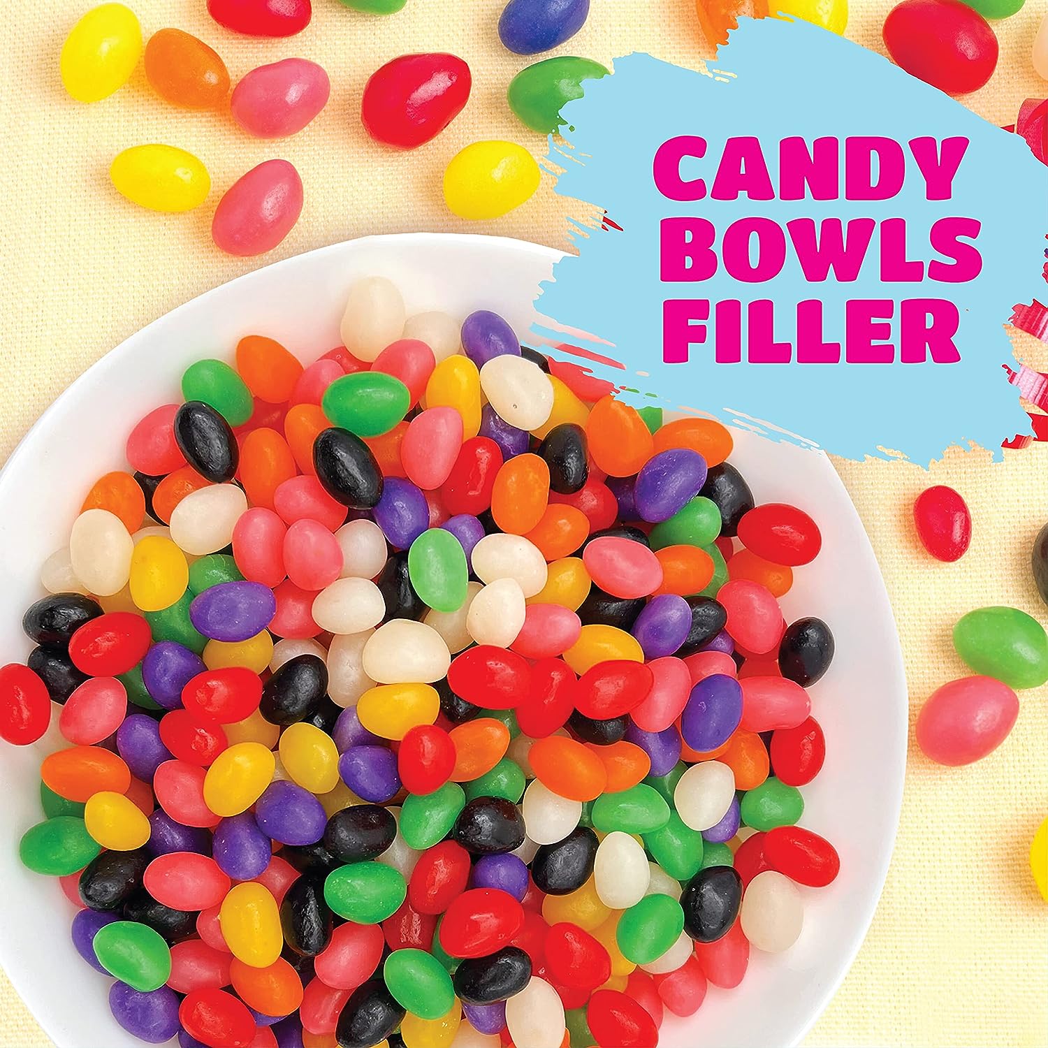 Jelly Beans Candy, Assorted Fruit Flavored (2-Pound Pack) – Crazy ...