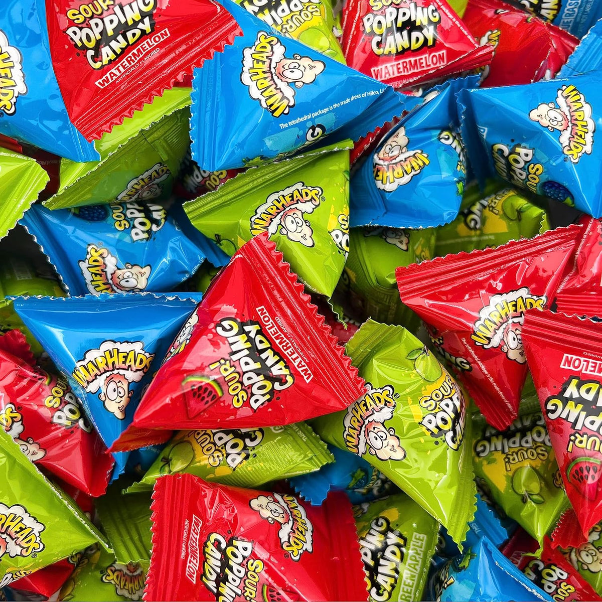 Halloween Warheads Sour Popping Candy | 40 Count Bag | Assorted Fruit ...