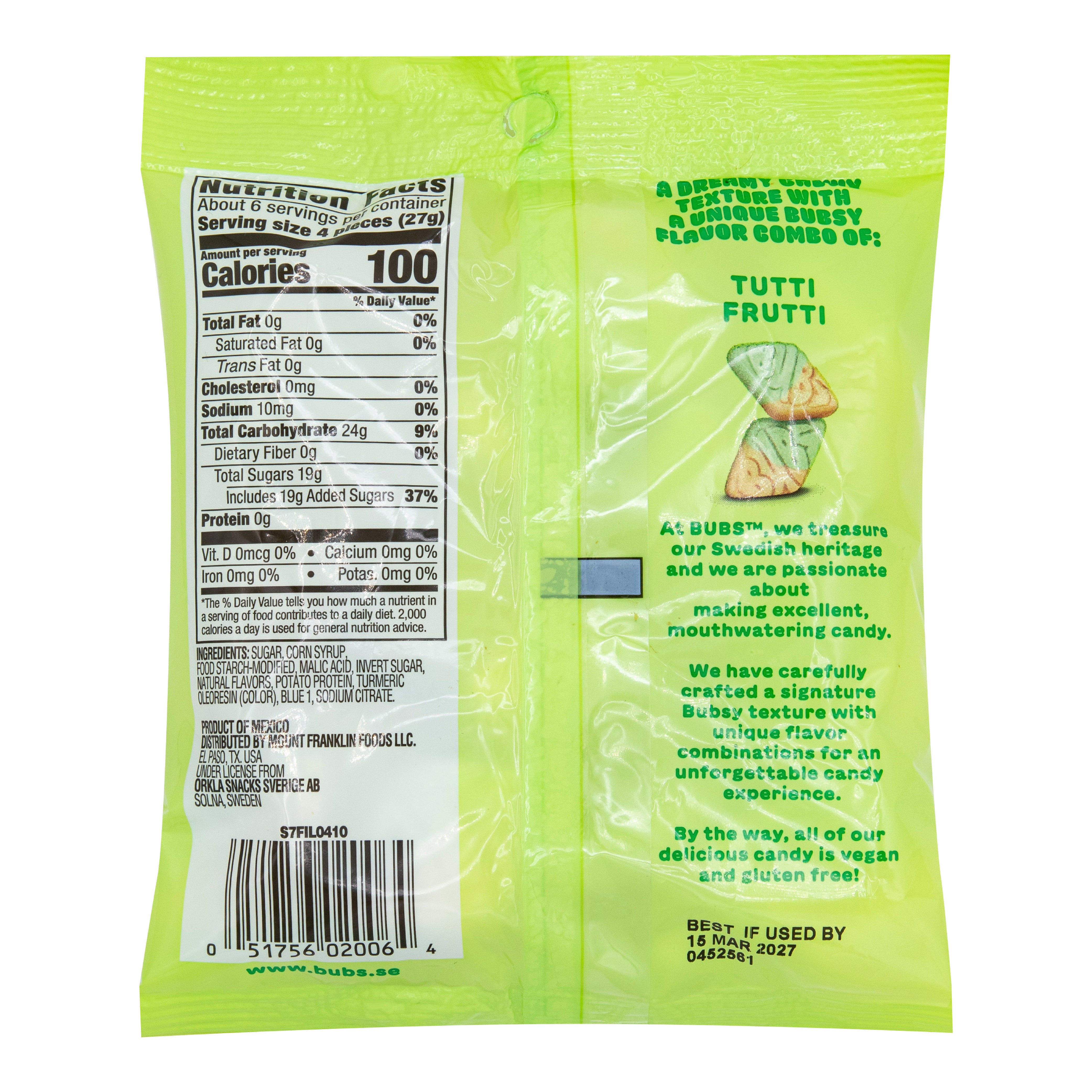 BUBS Swedish Candy Variety Pack – 4 Flavors (5.5 oz Each) – Crazy ...